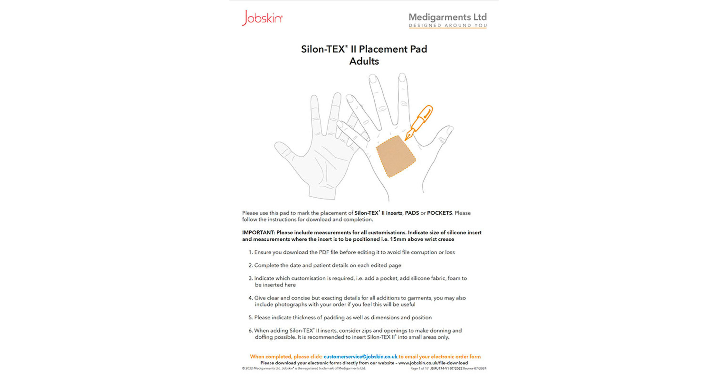 New Jobskin® Premium – Burns & Scar Management
